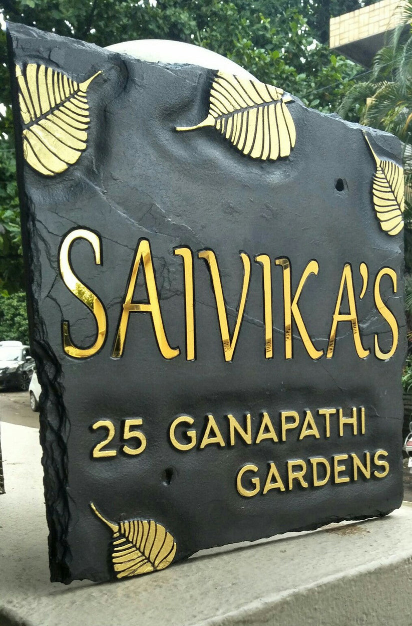 A Gold Nameplate – INDIAN AUTUMN